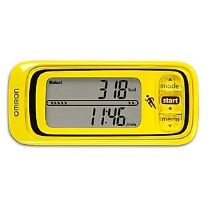 Omron Hja-301 Pace and Distance Tracker, Yellow