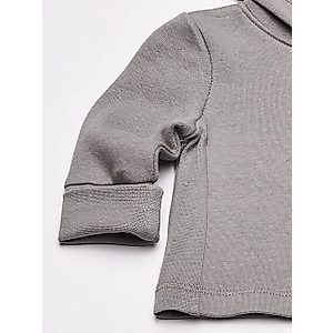 Hanes, Zippin Soft 4-way Stretch Fleece Hoodie, Babies and Toddlers, CHARCOAL, 0-6 Months