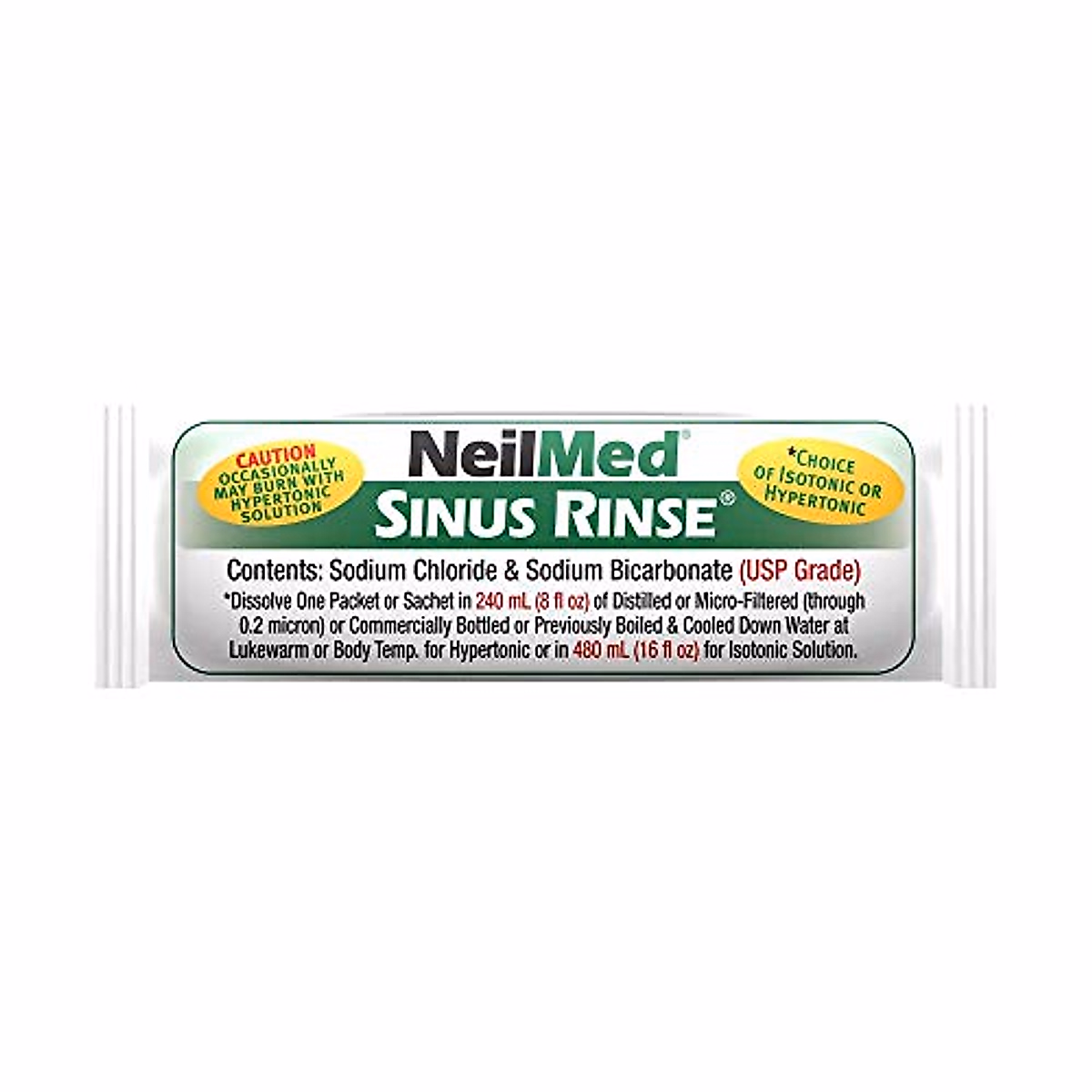 NeilMed's Sinus Rinse Extra Strength Pre-Mixed Hypertonic Packets-for Sinus Relief, 70 Count Box (Pack of 2)