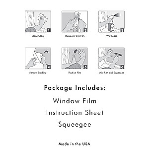 Artscape 02-3021 New Leaf Window Film, 24" x 36", Multi Color