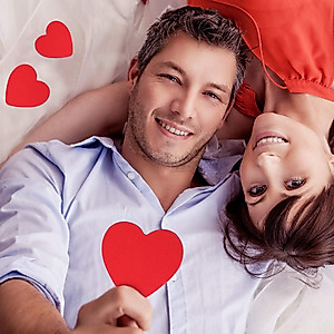 24 Pieces Valentines Felt Hearts DIY Crafts Heart Shape Craft Felt Heart Laser Cutout 300 Pieces Assorted Adhesive Felt Hearts Stickers for Valentine's Day Mother's Day Anniversary Holiday Decorations