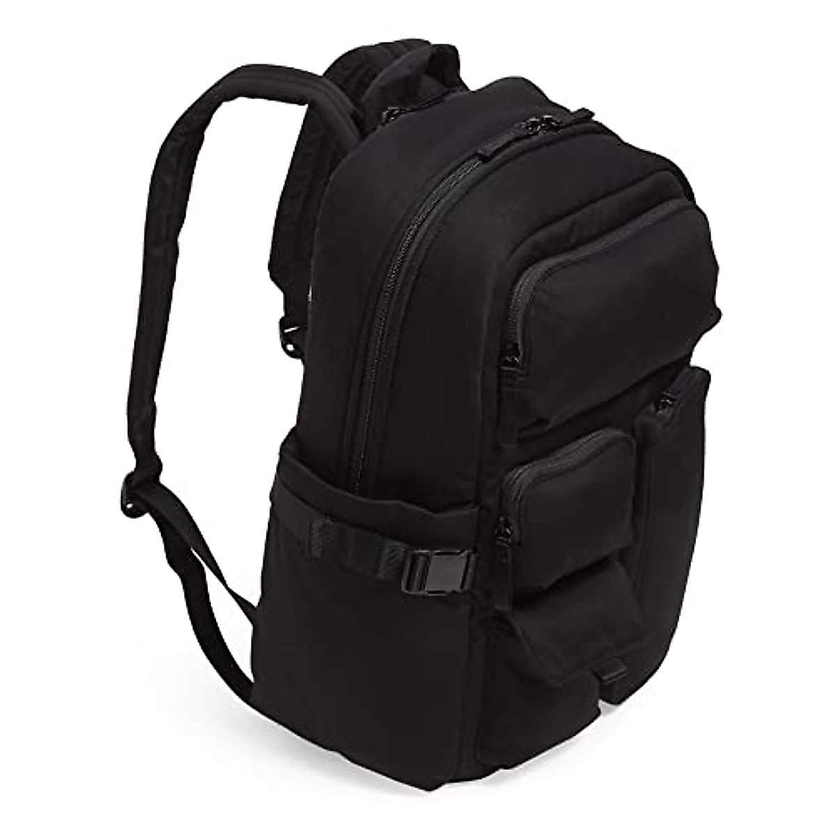 Vera Bradley Women's Cotton Utility Large Backpack, Black, One Size