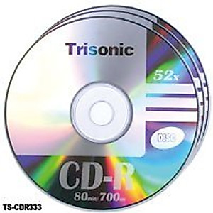 DIGITAL REOORDABLE CD-R 3 PACK by Trisonic