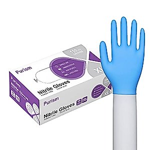 Daddy's Choice Disposable Blue Nitrile Gloves, Size Large, No Latex, No Powder, Safe Working Gloves, House Cleaning gloves,100pcs (Large)
