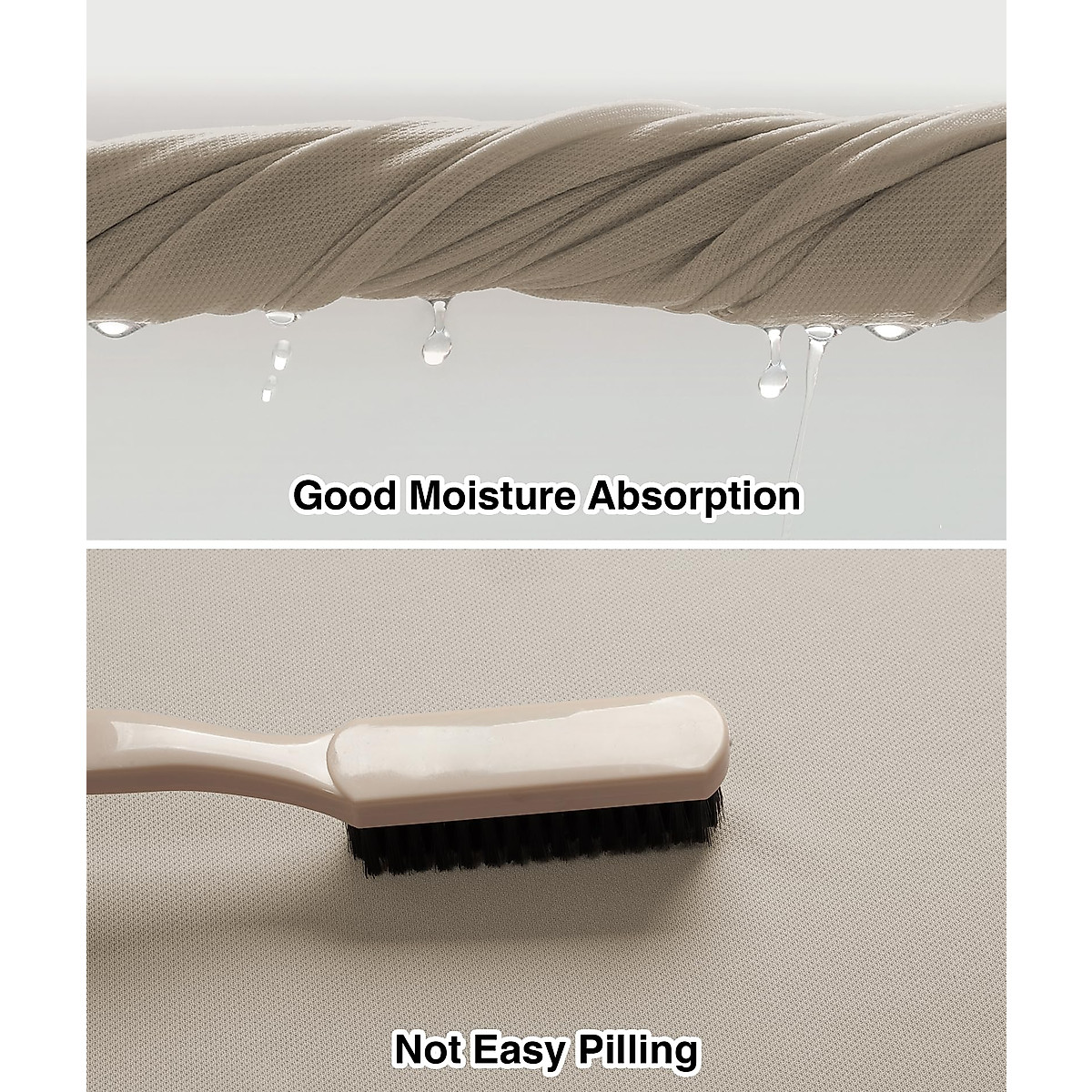 GEEK LIGHTING Mens Short Sleeve Polo Shirts Casual Collared T-Shirt for Golf Tennis Light Khaki XL