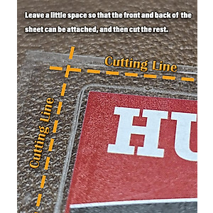 Pack of 24, Self-Adhesive Laminating Sheets, Clear Letter Size (9 x 12 Inches), 4 mil Thickness