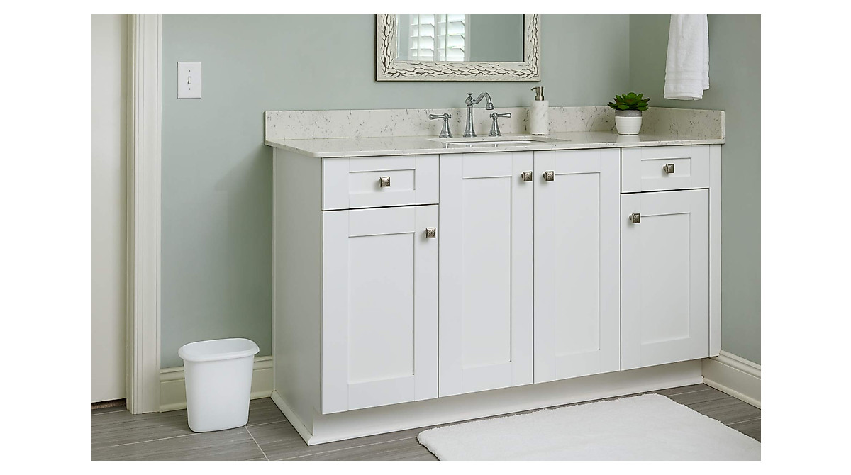 Rubbermaid Vanity Trash Can - Compact, Stylish Wastebasket for Small Spaces