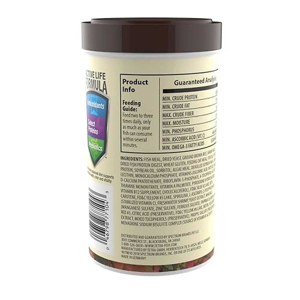 TetraMin Nutritionally Balanced Tropical Flake Food for Tropical Fish, 2.2 oz