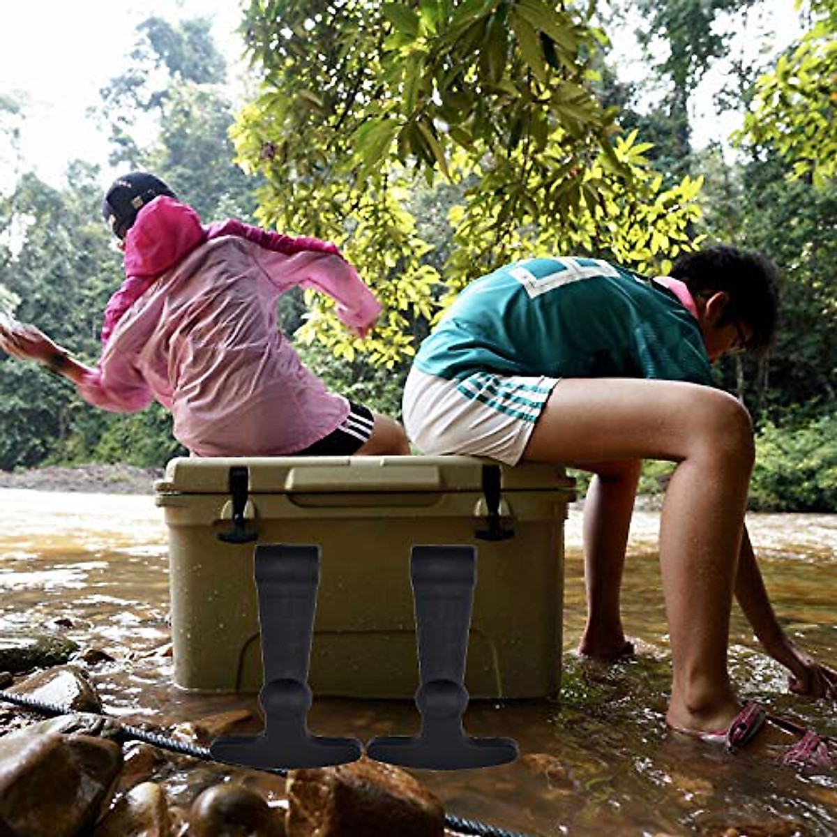 EWONICE Cooler Replacement Lid Latches Fits Yeti RTIC Hard Coolers and Other Related Coolers T-Latch (2 - Pack)