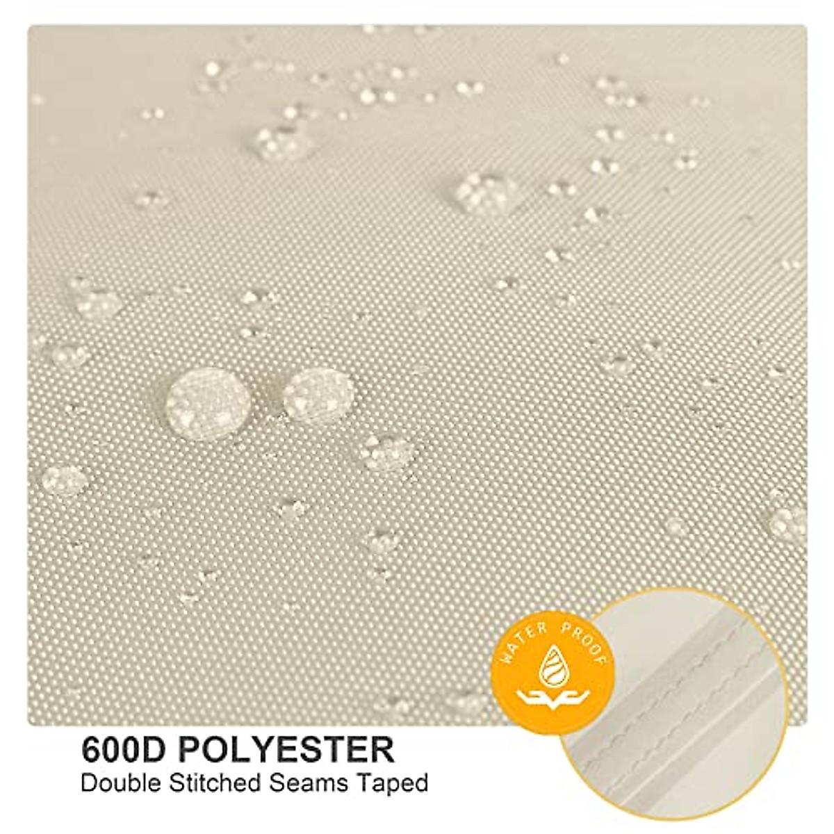 Porch Shield Outdoor Cushion Storage Bag 48 inch Waterproof Outside Storage Bags for Patio Furniture with Zippers and Handles