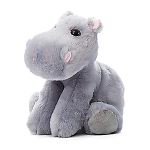 The Petting Zoo Hippo Stuffed Animal, Gifts for Kids, Wild Onez Zoo Animals, Hippo Plush Toy 9 inches