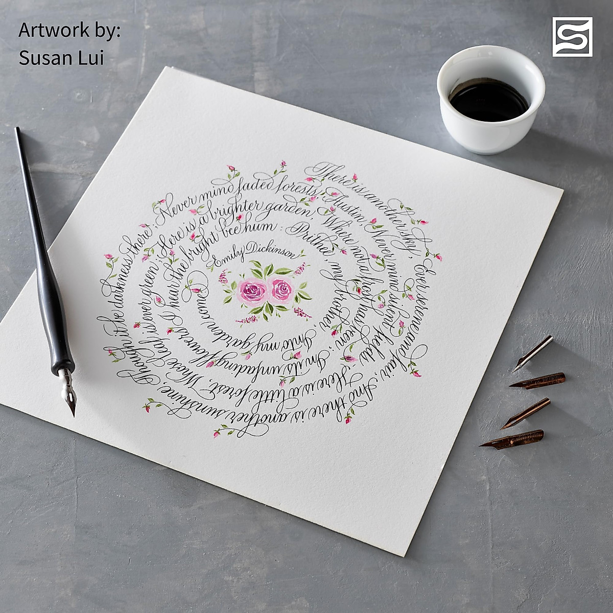 Speedball Sketching Pen Set - 2 Penholders w/ 6 Pen Tips