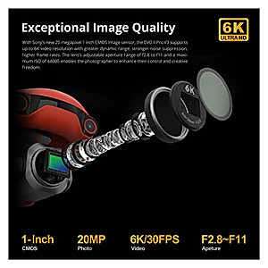 OZLIKA Robotics EVO II Pro V3 6K Camera Drone 12-bit A-Log 15KM Image Transmission with 6.4" Smart Controller SE