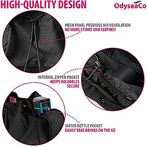Odyseaco Womens Gym Bag & Workout Bags for Women - Lightweight Neoprene, Crossbody Bags