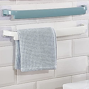 Towel Rack Towel Bar Towel Holder Rack Wall Mounted Kitchen Accessories 44/53.5cm Towel Hanger Bathroom Storage Cupboard Door Bath Hanger Towel Shelf Towel Stand (Color : E)