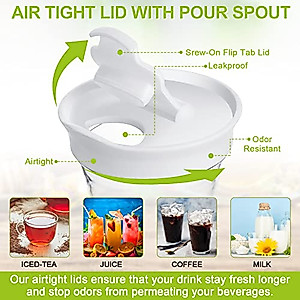 8 Pcs 50 oz Water Carafe with Flip Top Lid Square Juice Container Plastic Pitcher Clear Drink Pitcher Carafes for Mimosa Bar Cold Brew Water Iced Tea Juice Beverage Milk Fridge Restaurants Parties