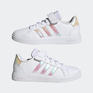 adidas Kids Grand Court 2.0 Tennis Shoe - Unisex-Child Sneakers, 1 little kid US