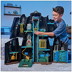 Batman, Bat-Tech Batcave, Giant Transforming Playset with Exclusive 4” Batman Figure and Accessories, Kids Toys for Boys Aged 4 and Up