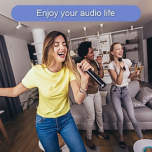 BILIONE Disposable Microphone Sanitary Windscreen, 200 Pcs Clean No-Woven Mic Covers, Perfect Replacement Suitable for Most Handheld Microphone