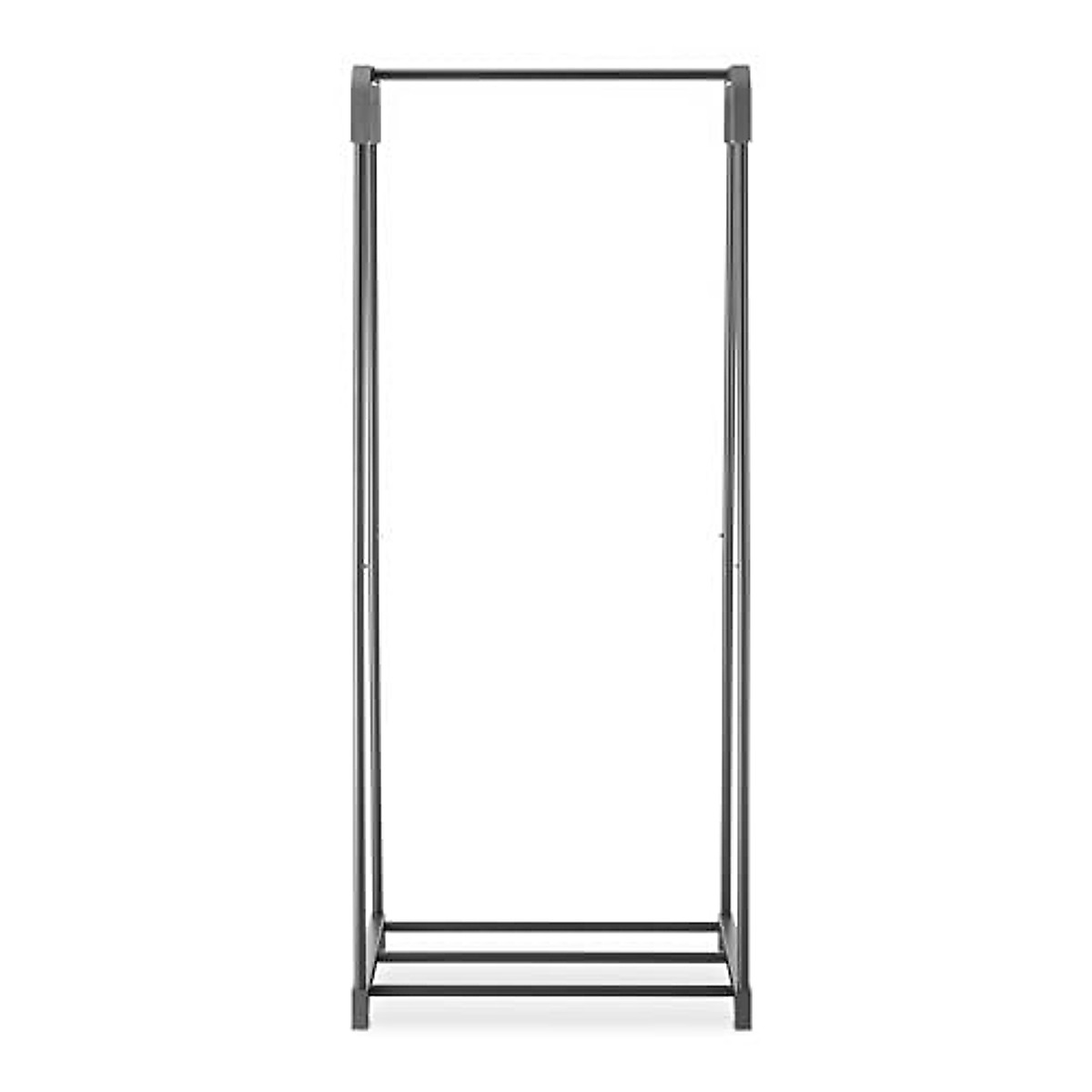 Whitmor Garment Rack with Shelf - Gunmetal