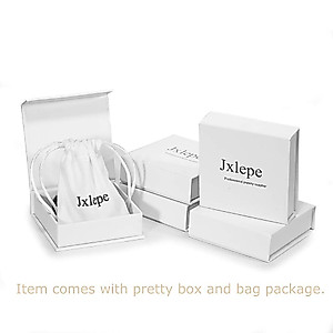 Jxlepe Womens Choker Chain Cuban Link Adjustable with O Ring Belt tail 0.4inch wide Goth Punk Rock Stainless Steel Gift for her Sexy Pendant Xxxt. outstanding Kiwi Necklace (White, 18)