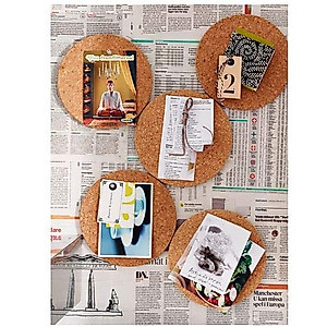 HAPPY COASTER CARDS Cork Trivet Heat 7"(Pack of 6)