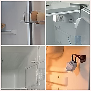 QCDENG 4PCS 2 Pin 2.5A 250VAC 5A 125VAC Refrigerator Door Light Control Switch