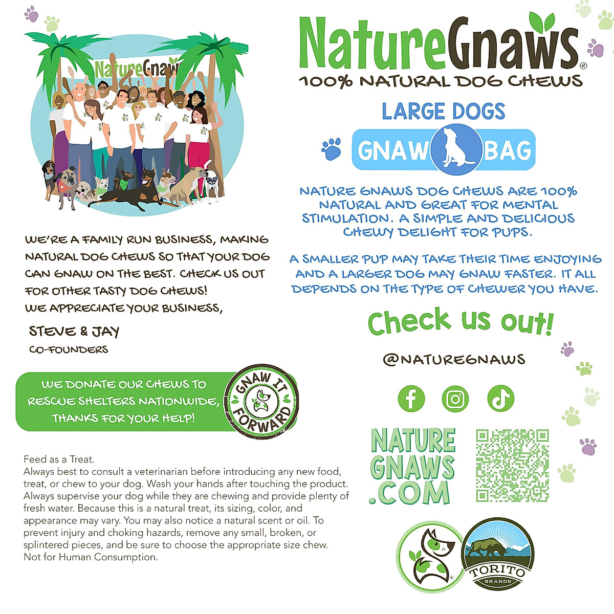 Nature Gnaws Variety Pack for Large Dogs (12 Count) - Bully Sticks, Beef Tendons and Tripe Twists for Dogs - Natural Long Lasting Beef Dog Chew Bones - Rawhide Free