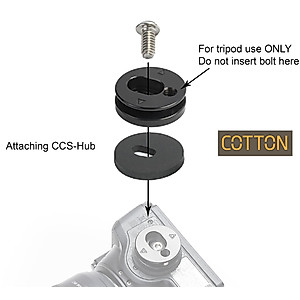 Cotton Carrier 3768 Spare Flat Hub - Black