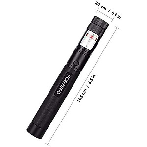 FOBSERD Long Range Green Beam High Power Flashligh with USB Charging,Adjustable Focus Green Flashlight for Night Astronomy Outdoor Camping Hunting and Hiking