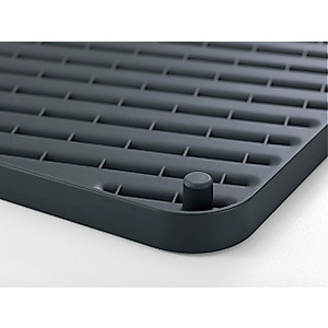 Joseph Joseph - 85139 Joseph Joseph Flip-Up Drain Board with Foldable Dish Rack, One-size, Gray