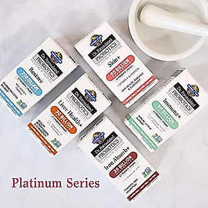 Garden of Life Dr. Formulated Platinum Series Skin+ 90 Billion CFU Guaranteed, 12 Probiotic Strains + Vitamin A & Lycopene for Skin Health, Radiance & Elasticity, Vegetarian Supplement, 30 Capsules