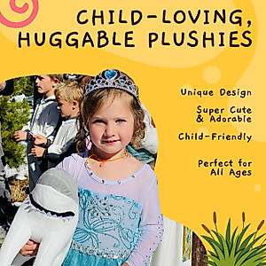 Randimals Plush Toy Stuffed Animal Mix - Horse & Shark Hybrid Stuffed Animals for Girls & Boys - Huggable & Soft Animal Characters Cute Plushies - Unique Toys for Discovery & Adventure