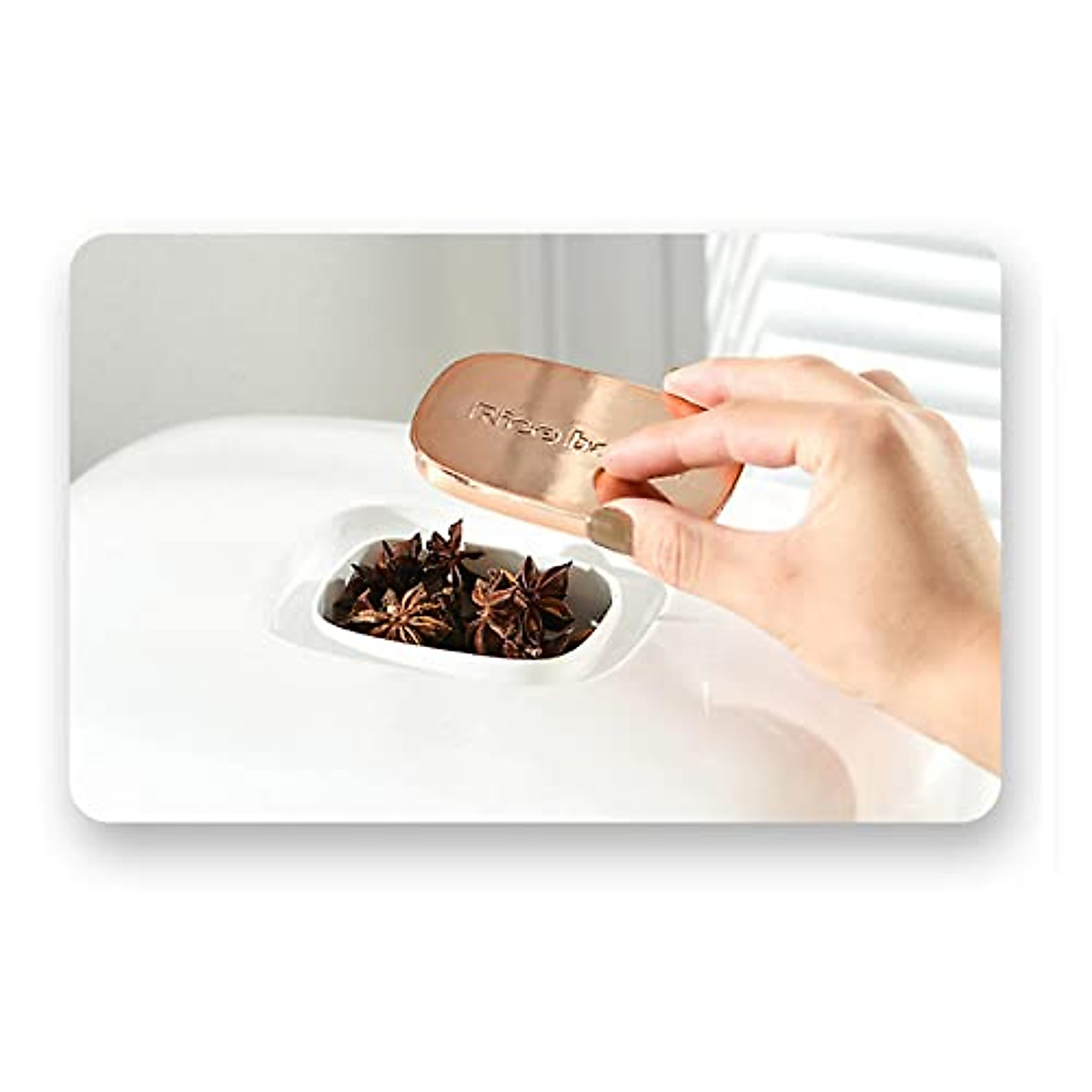 ACGrade Rice Container Rice Dispenser Rice Barrel Container Food Storage Container Rice Bucket Food Grain Cereal Dispenser Kitchen Rice Storage Box Rice Holder