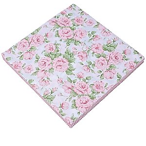 Nodsaw Layer Cake Fabric for Quilting 10 inch, Precut Fabrics Square 10x10 inch for Quilting, Print Pink Cotton Quilt Fabric Squares Bundles for Sewing DIY Patchwork Craft(42Pcs)