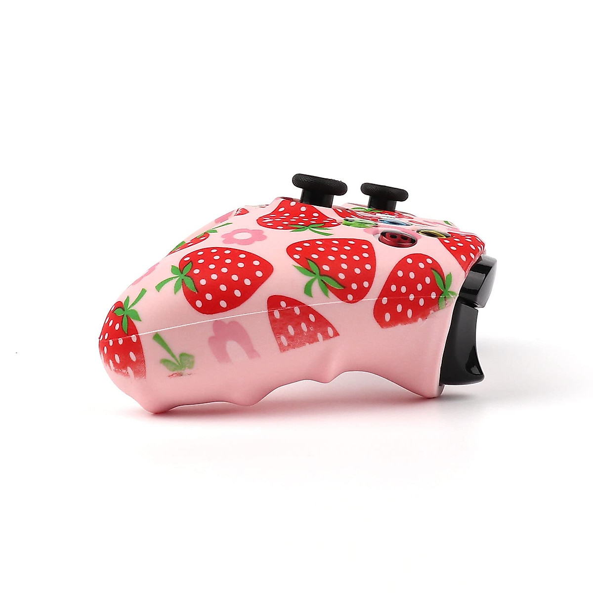 RALAN Controller Skin for Xbox One, Anti-Slip Silicone Controller Cover Protector Case Compatible for Xbox 1 Wireless/Wired Gamepad Joystick with 2 Cute Thumb Grips Caps.