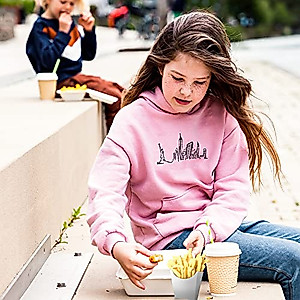 MT Products Extra Small 4 oz Kid-Sized White SBS Scoop Paperboard French Fries Containers - French Fry Holders Cups with Grease-Resistant Barrier (Pack of 50) - Made in the USA