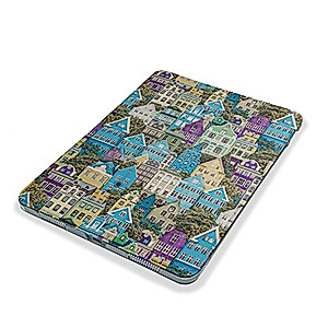 Cute House Design Art case Compatible with iPad Mini Air Pro 7.9 8.3 9.7 10.2 10.9 11 12.9 inch Pattern Cover New 2022 2021 Trifold Stand 3 4 5 6 7 8 9 Generation 361 (10.2" 7/8/9 gen)