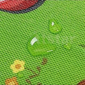 SimpVale Baby Crawling Mat Double-Sided Foam Waterproof Floor Mat Drawing Alphabet Figures Animals Pattern 71''X47''X0.2''