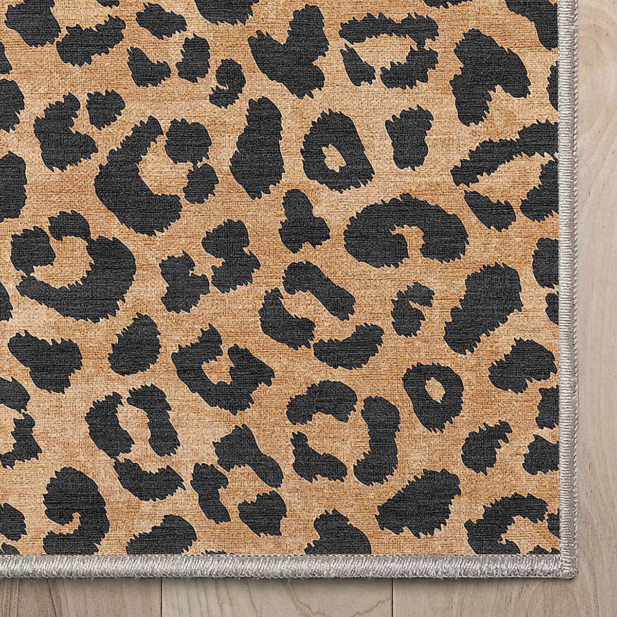 Well Woven Apollo Flatwoven Leopard Print Brown 5' x 7' Area Rug