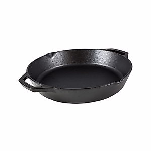 Lodge L10SKL Cast Iron Pan, 12", Black