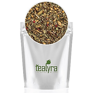 Tealyra - Tranquil Dream - Chamomile Honeybush Lavender - Calming - Relaxing - Herbal Loose Leaf Tea - Caffeine-Free - All Natural - 110g (4-ounce)