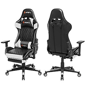 Arozzi Verona V2 Ergonomic Computer Gaming Chair Office Chair with High Backrest Recliner Swivel Tilt Rocker Adjustable Height and Adjustable Lumbar and Neck Support - Black