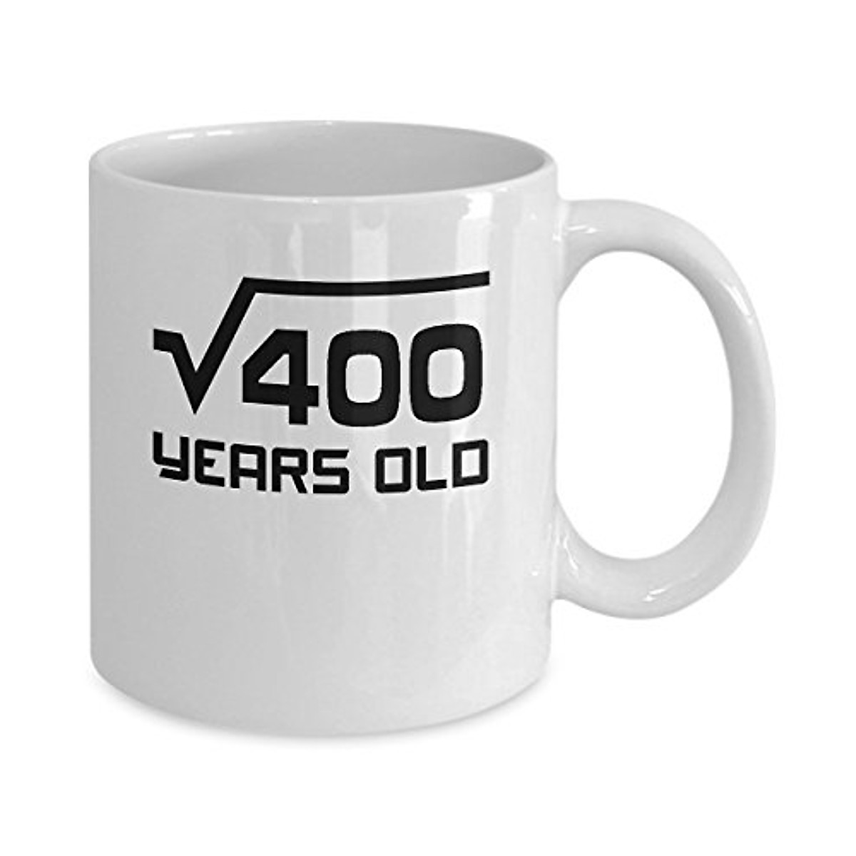 20th Birthday White Mugs For Him Her Men Women |Gifts For 20 Years Old Bday Party For Boys Girls Couple | 2003 Funny 11oz Coffee Cup Presents For Husband Wife | Square Root of 400 | Tesy home