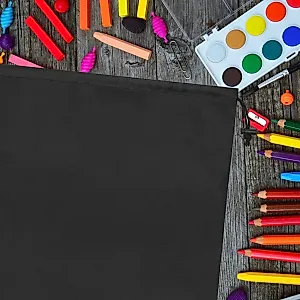 PALTERWEAR Drawstring Bag - Nylon Cinch and Ditty Stuff Pouch with Toggle (12 x 16-6 pack, Black)