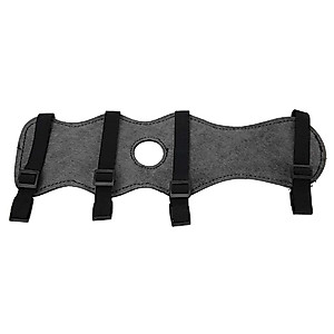 Tihebeyan Archery Arm Guard, Adjustable Nylon Arm Guard, Guard Archery Arm Protector Hunting Accessory(Black)