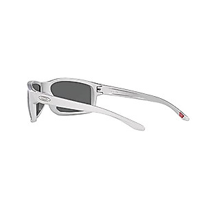 Oakley Men's OO9449 Gibston Square Sunglasses, X Silver/Prizm Black, 60 mm