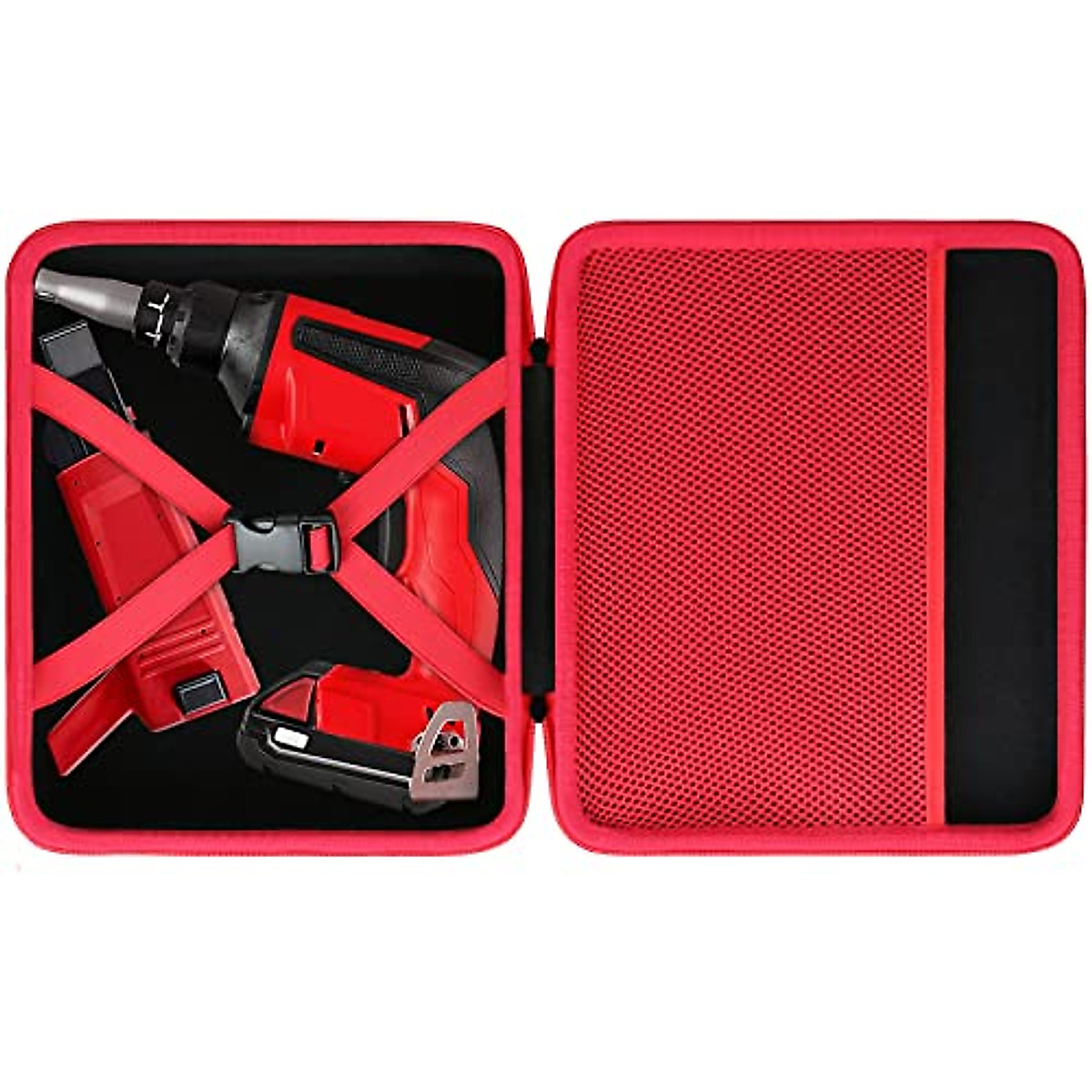 Khanka Hard Storage Case Replacement for Milwaukee 2866-20 M18 FUEL Drywall Screw Gun and 49-20-0001 Drywall Gun Collated Magazine Attachment, Case Only