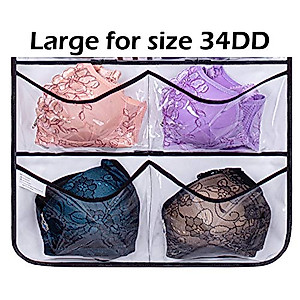 Misslo Hanging Closet Dual-Sided Organizers, 42 Pockets, 38.5 by 17.75-Inch