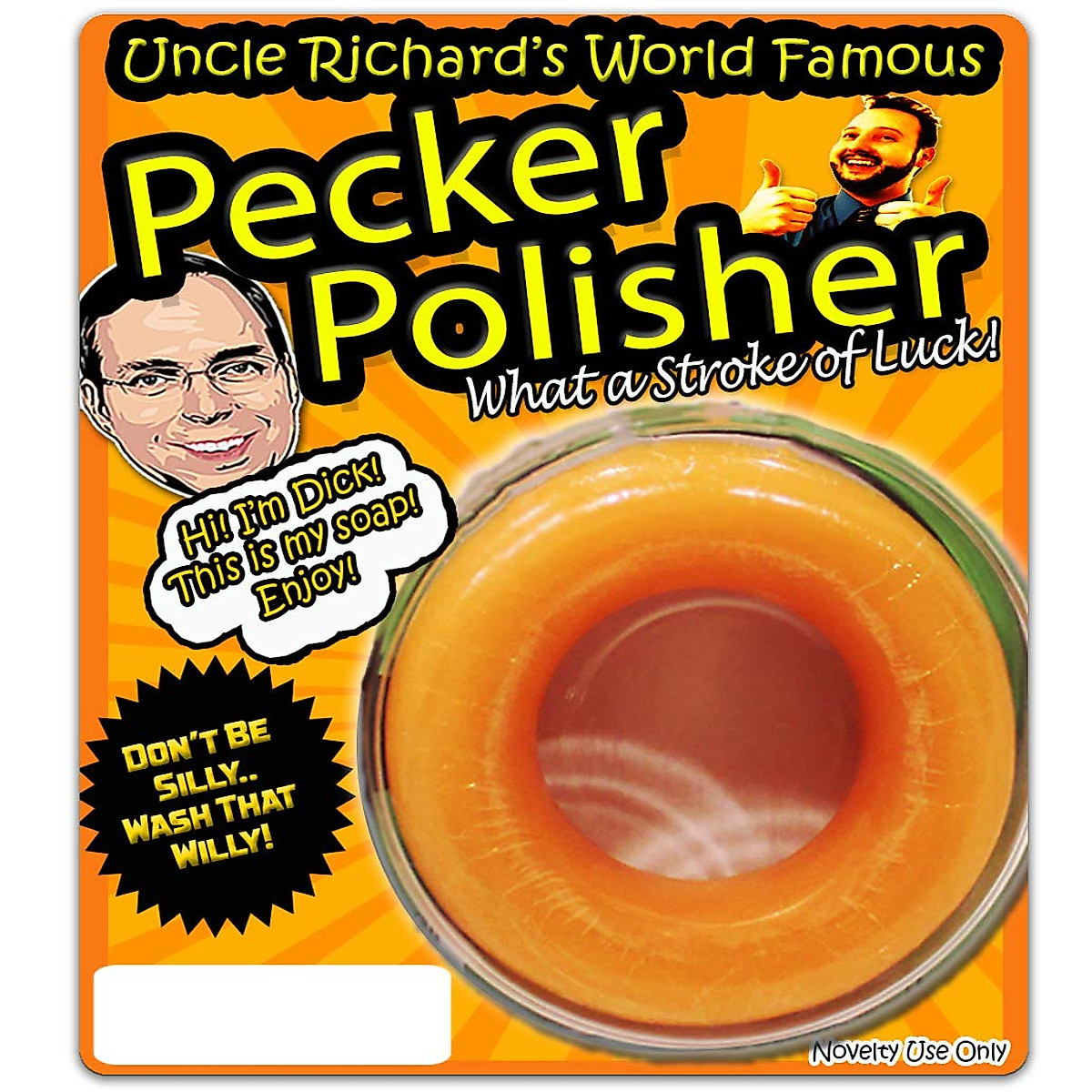 GO World Famous Pecker Polisher 2.0 - Funny Soap for Men, Large